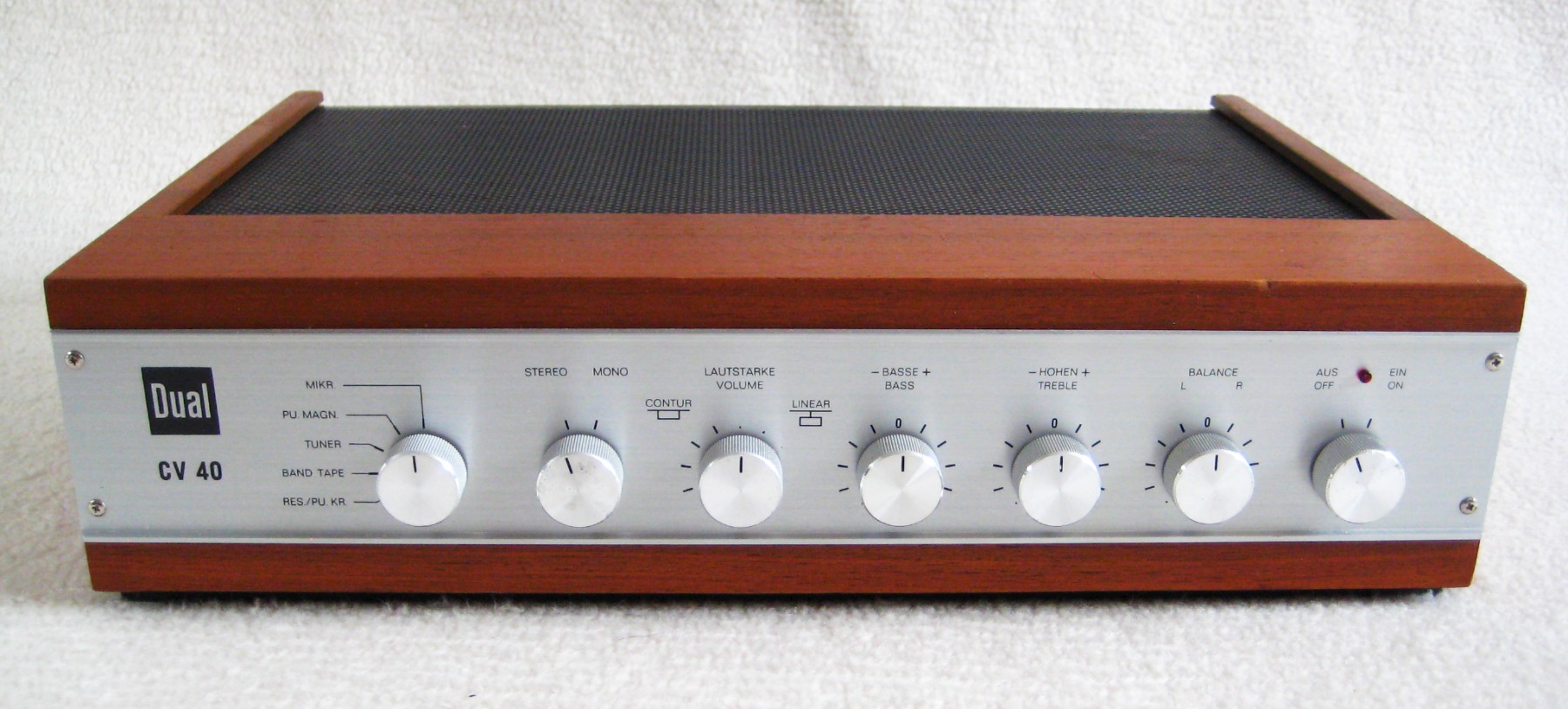 * DUAL CV-40 Vintage HiFi Stereo Phono Amplifier Verstärker 1960s Audio ...